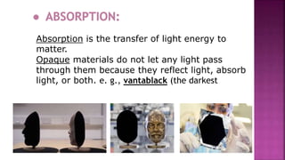 1.properties of light and it's interaction with matter | PPTX
