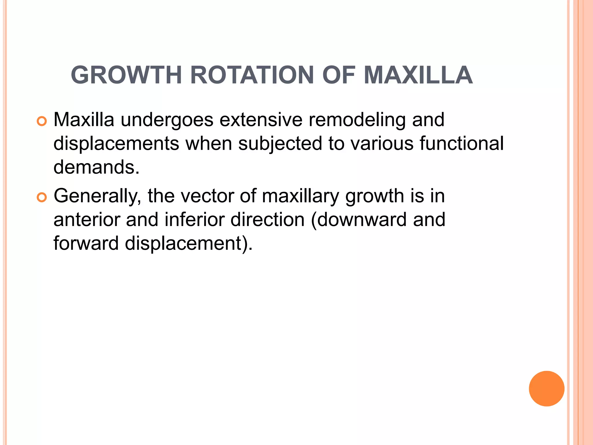 POST NATAL GROWTH AND DEVELOPMENT OF MAXILLA AND MANDIBLE | PPTX