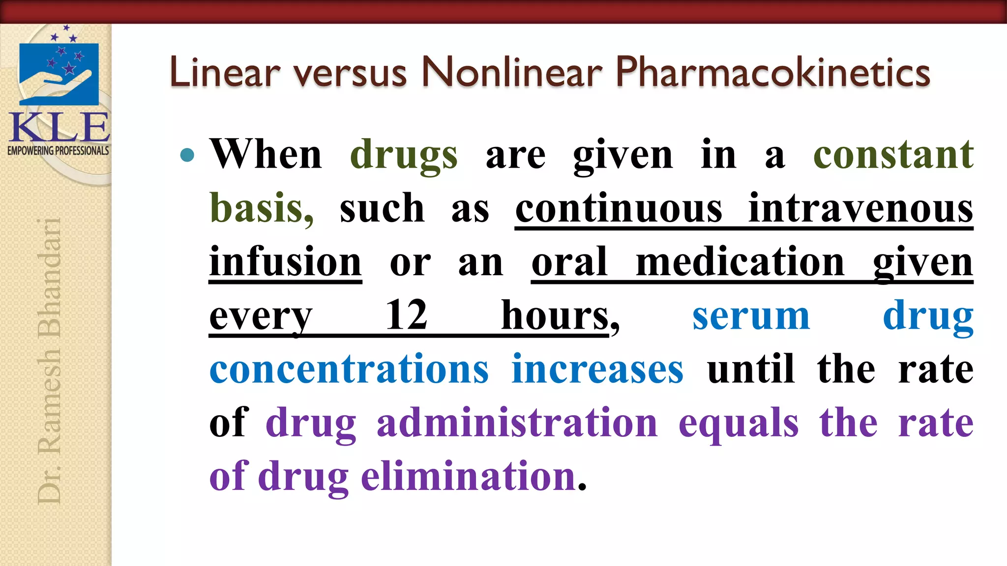 Introduction to clinical pharmacokinetics | PDF