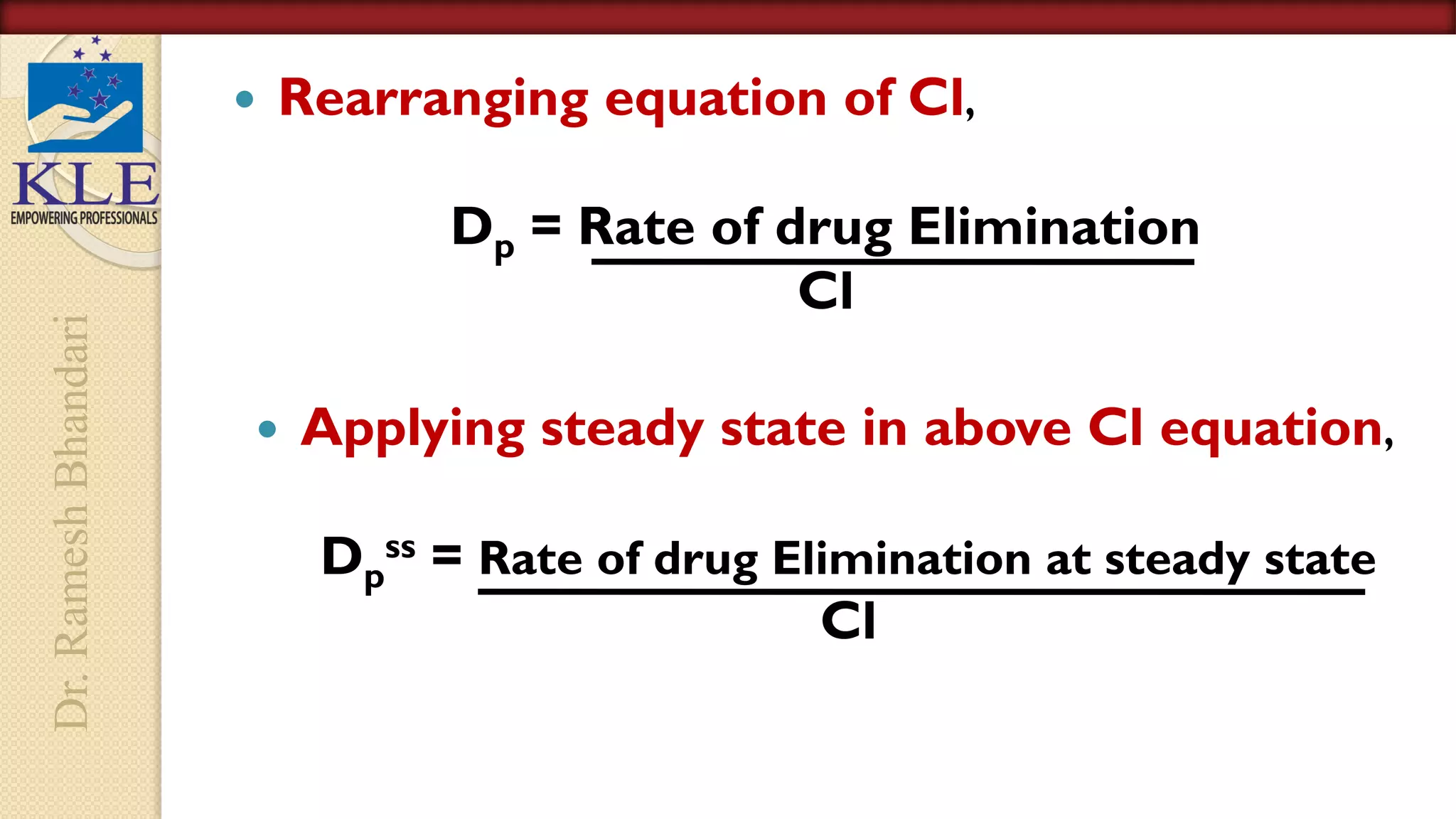 Introduction to clinical pharmacokinetics | PDF