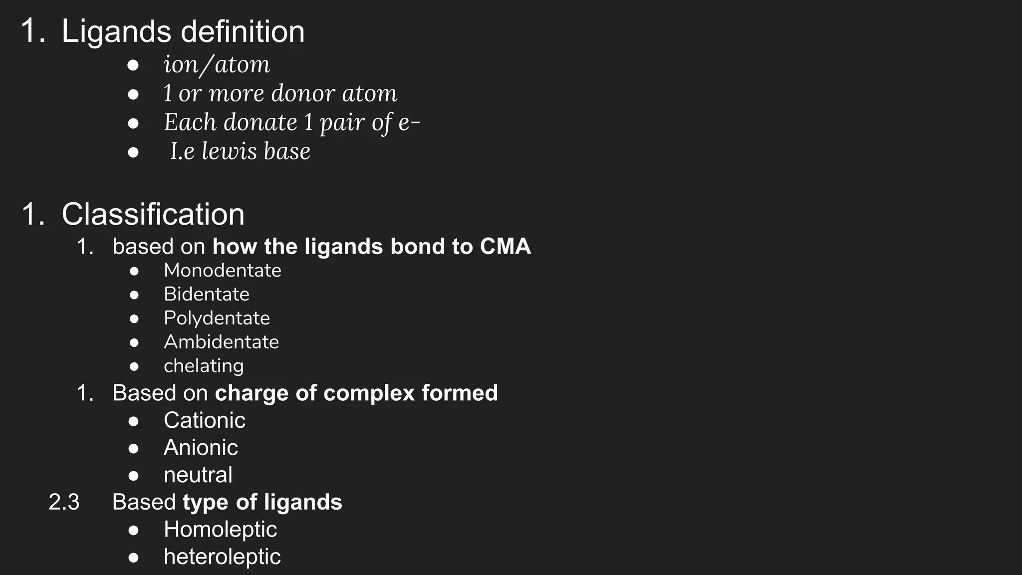 Coordination Chemistry | PPTX