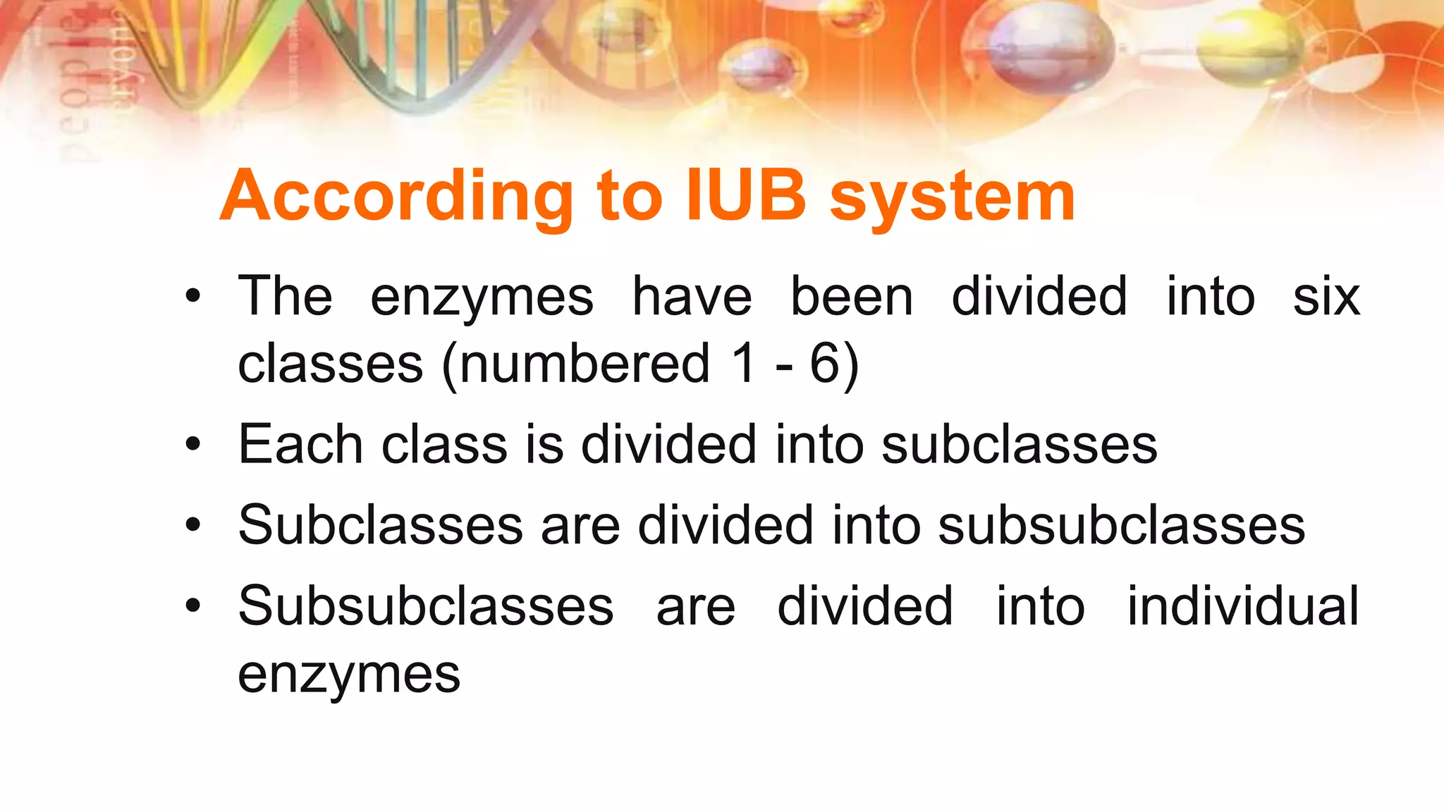 Nomenclature of enzymes | PPTX