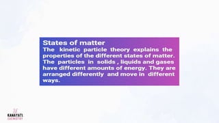 1. the particulate nature of matter igcse version 1 | PPTX