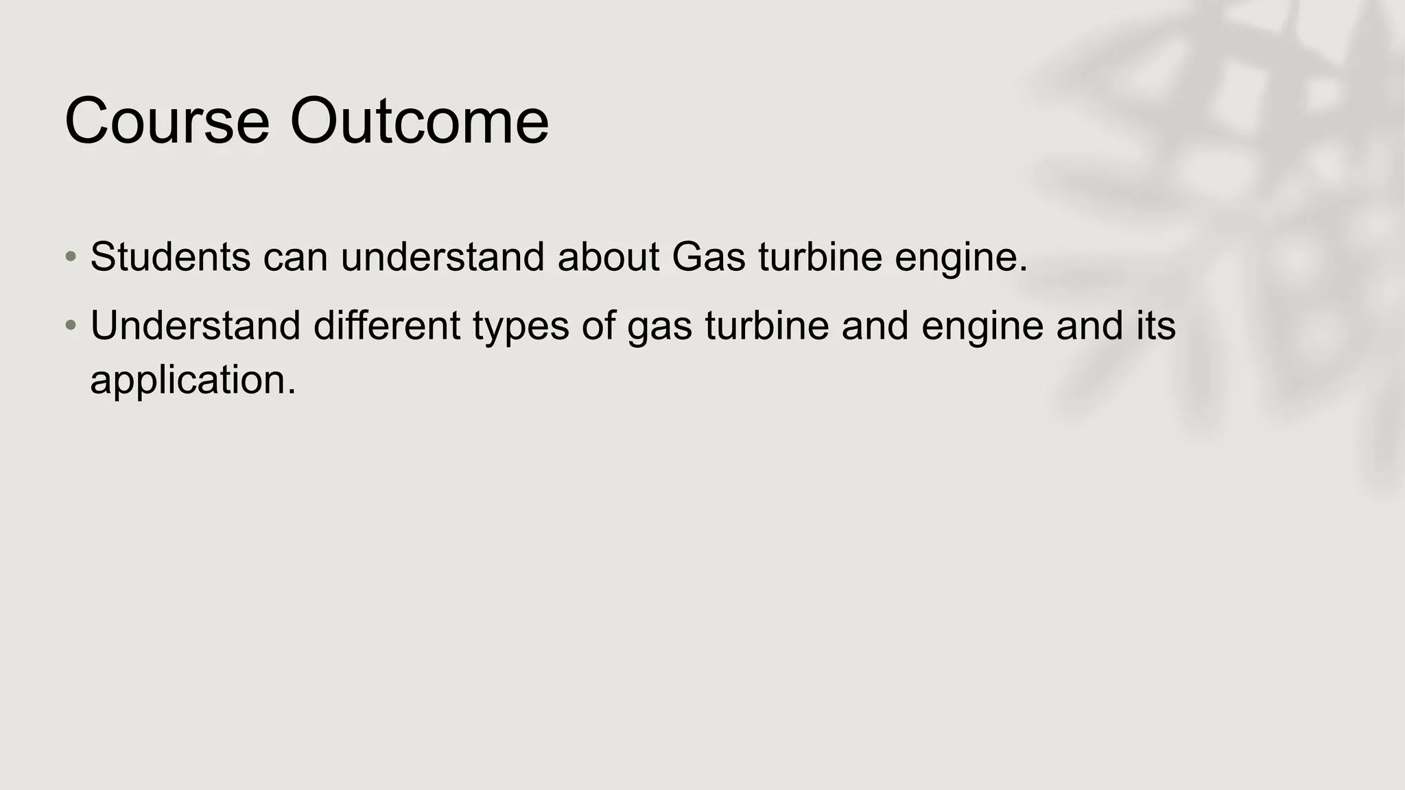 Classification of gas turbines and field of application | PPTX