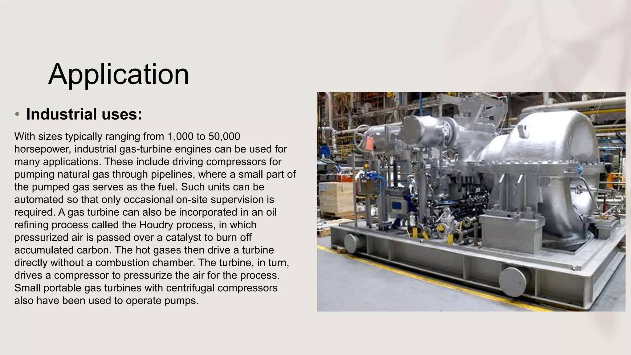 Classification of gas turbines and field of application | PPTX