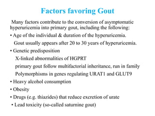 Gout-The King of diseases & the disease of Kings | PPT