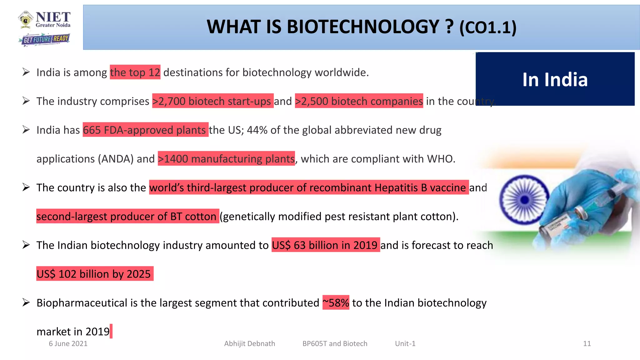 Introduction to Pharmaceutical Biotechnology | PPTX