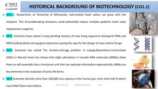 Introduction to Pharmaceutical Biotechnology | PPTX