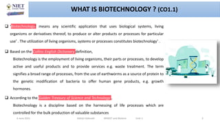 Introduction to Pharmaceutical Biotechnology | PPTX