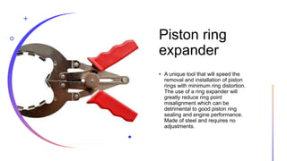 Machine tools and tools used in automobile repairing workshop. | PPTX