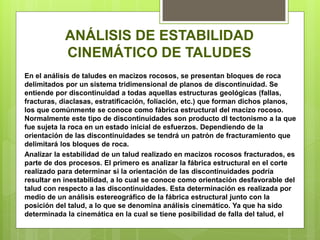 ESTABILIDAD Y DISEÑO DE TALUDES | PDF