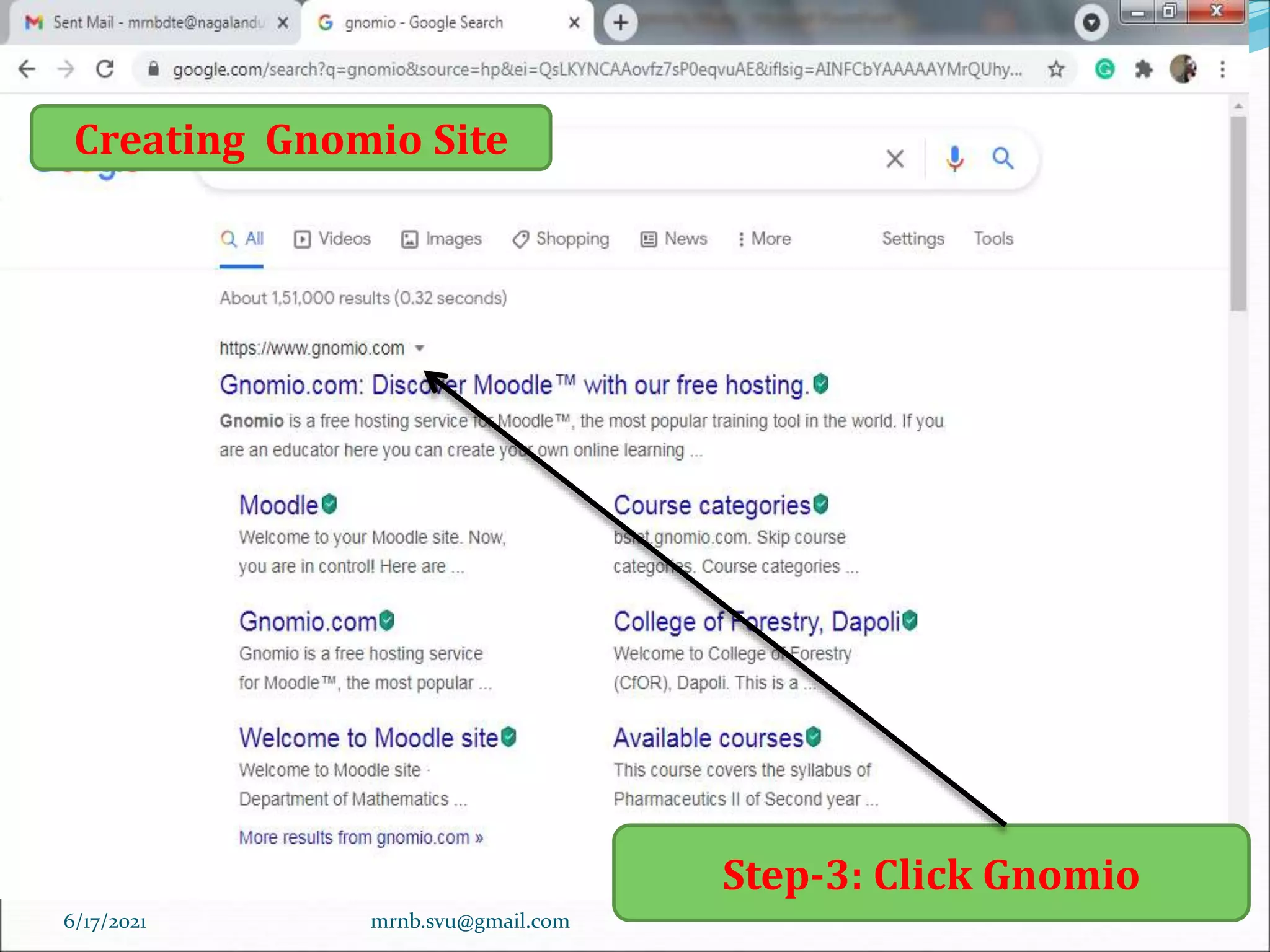 1.lms gnomio-site creation | PPT