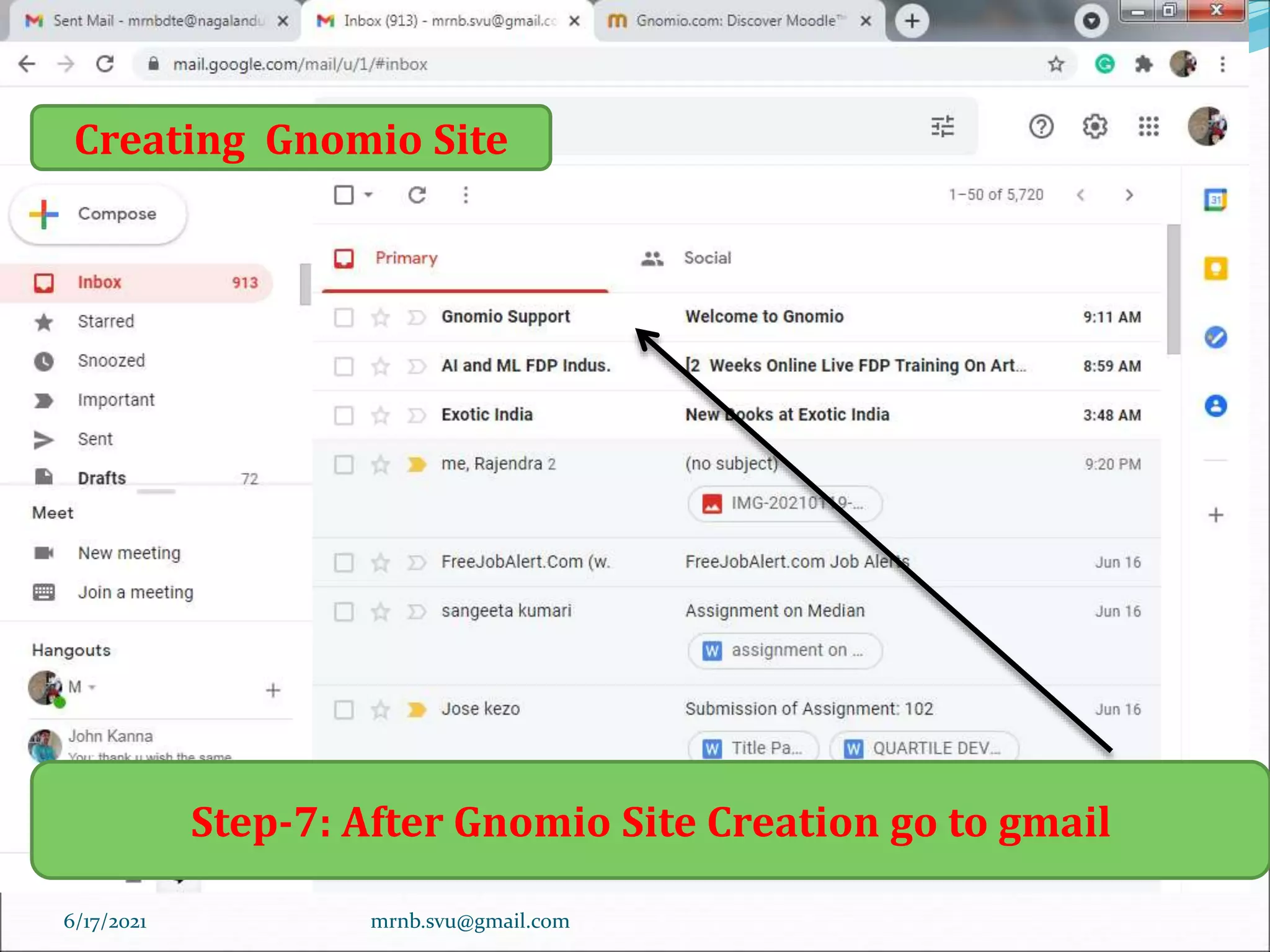 1.lms gnomio-site creation | PPT