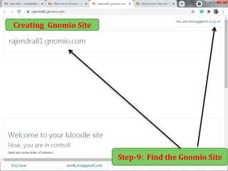 1.lms gnomio-site creation | PPT