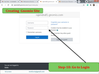 1.lms gnomio-site creation | PPT