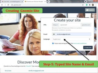 1.lms gnomio-site creation | PPT