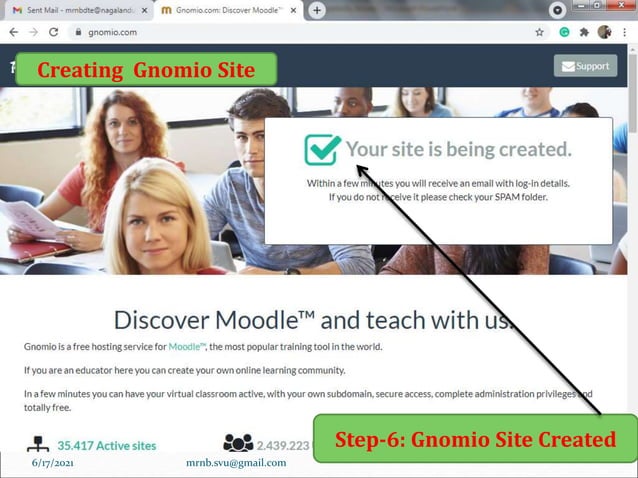 1.lms gnomio-site creation | PPT