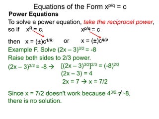 1.3 solving equations t | PPT