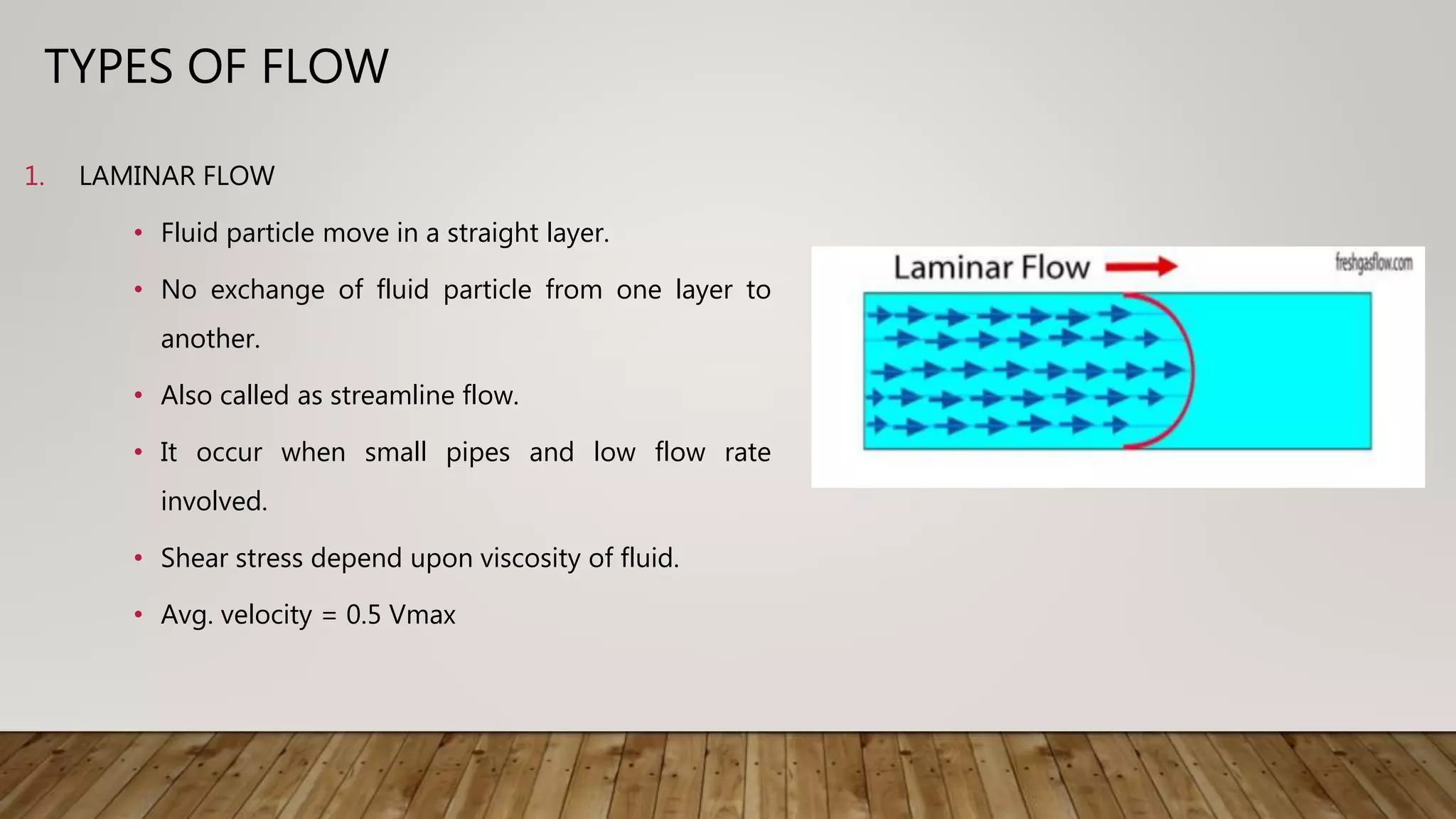 FLOW OF FLUID | PPTX