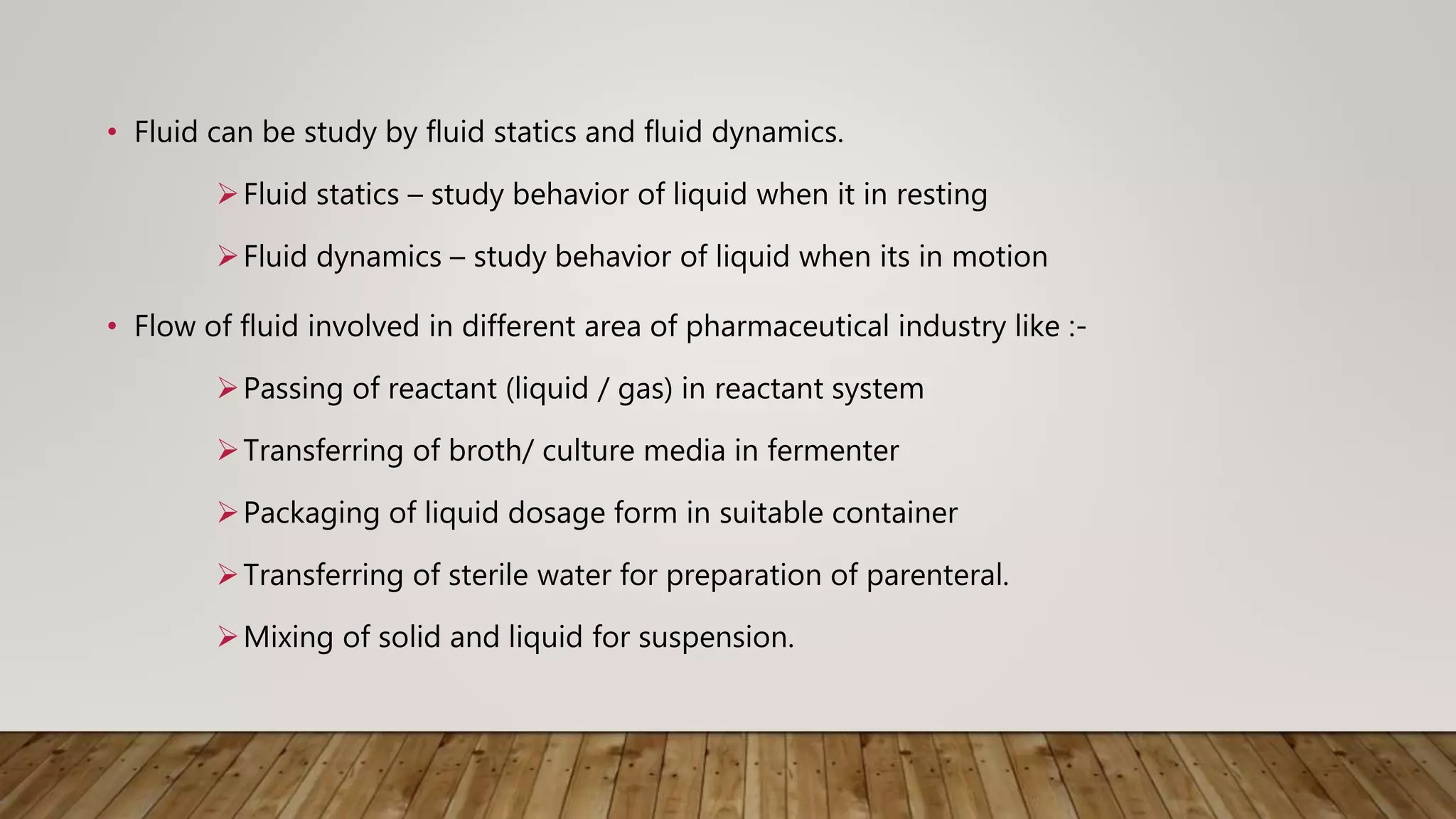 FLOW OF FLUID | PPTX