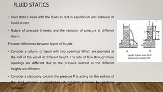 FLOW OF FLUID | PPTX