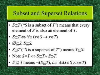 1. set theory | PPT