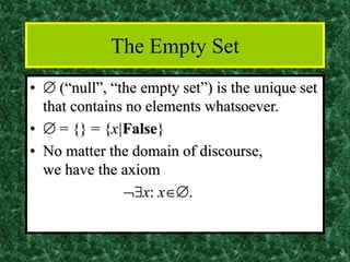 1. set theory | PPT