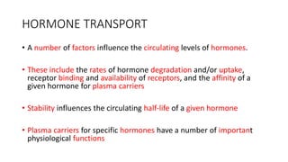 1. basic concepts of endocrine regulation | PPTX