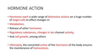 1. basic concepts of endocrine regulation | PPTX