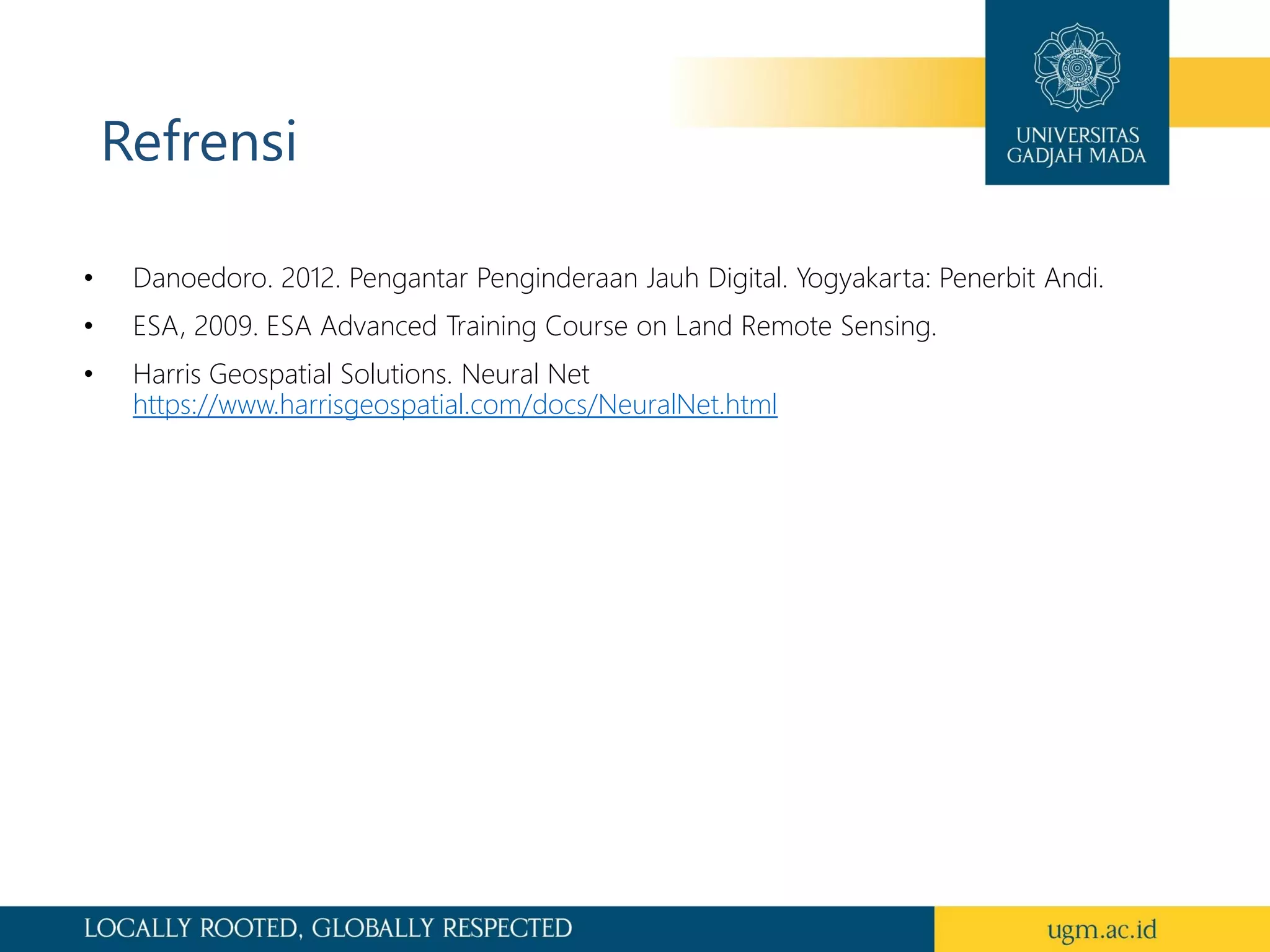 Artificial Neural Networks In Remote Sensing Analysis Ppt