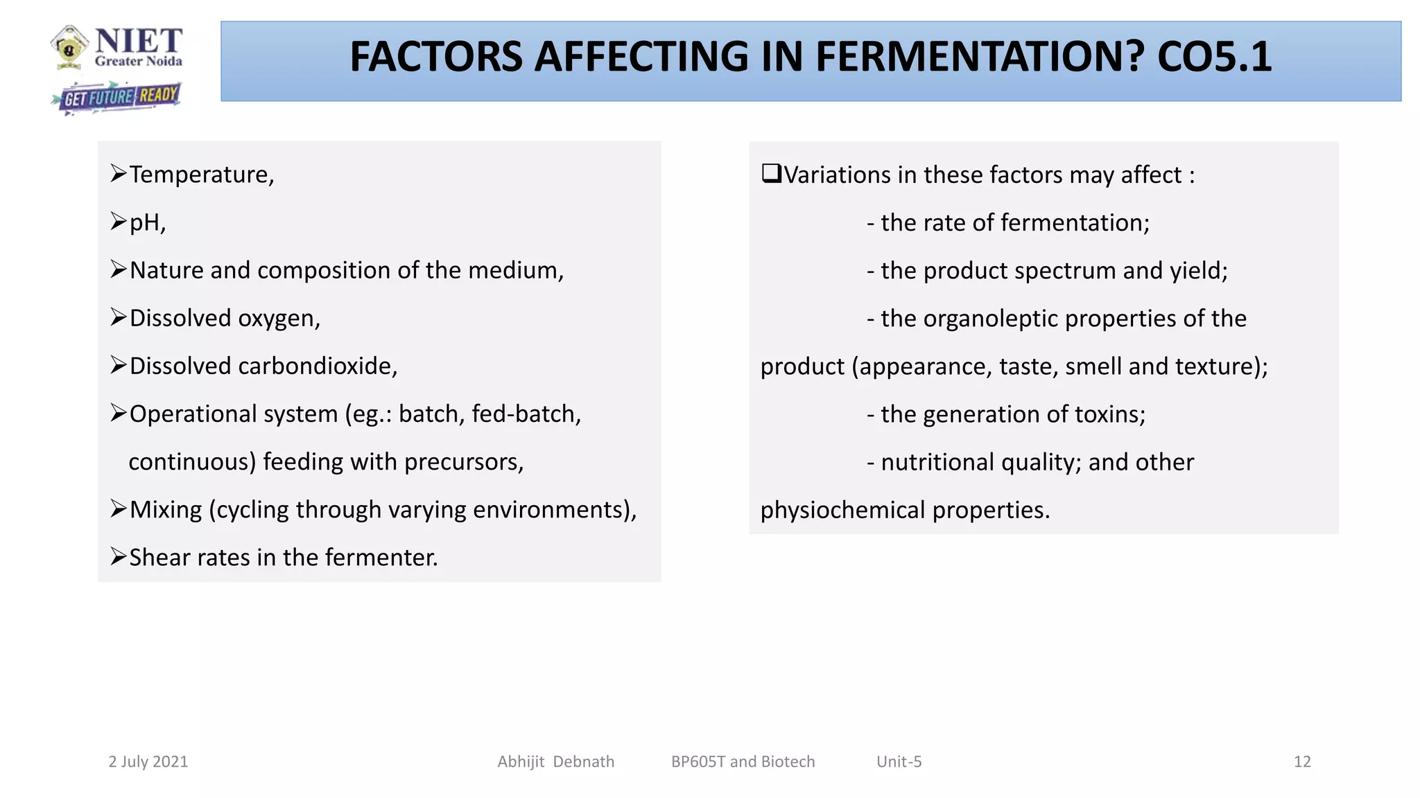 Fermentation | PPTX
