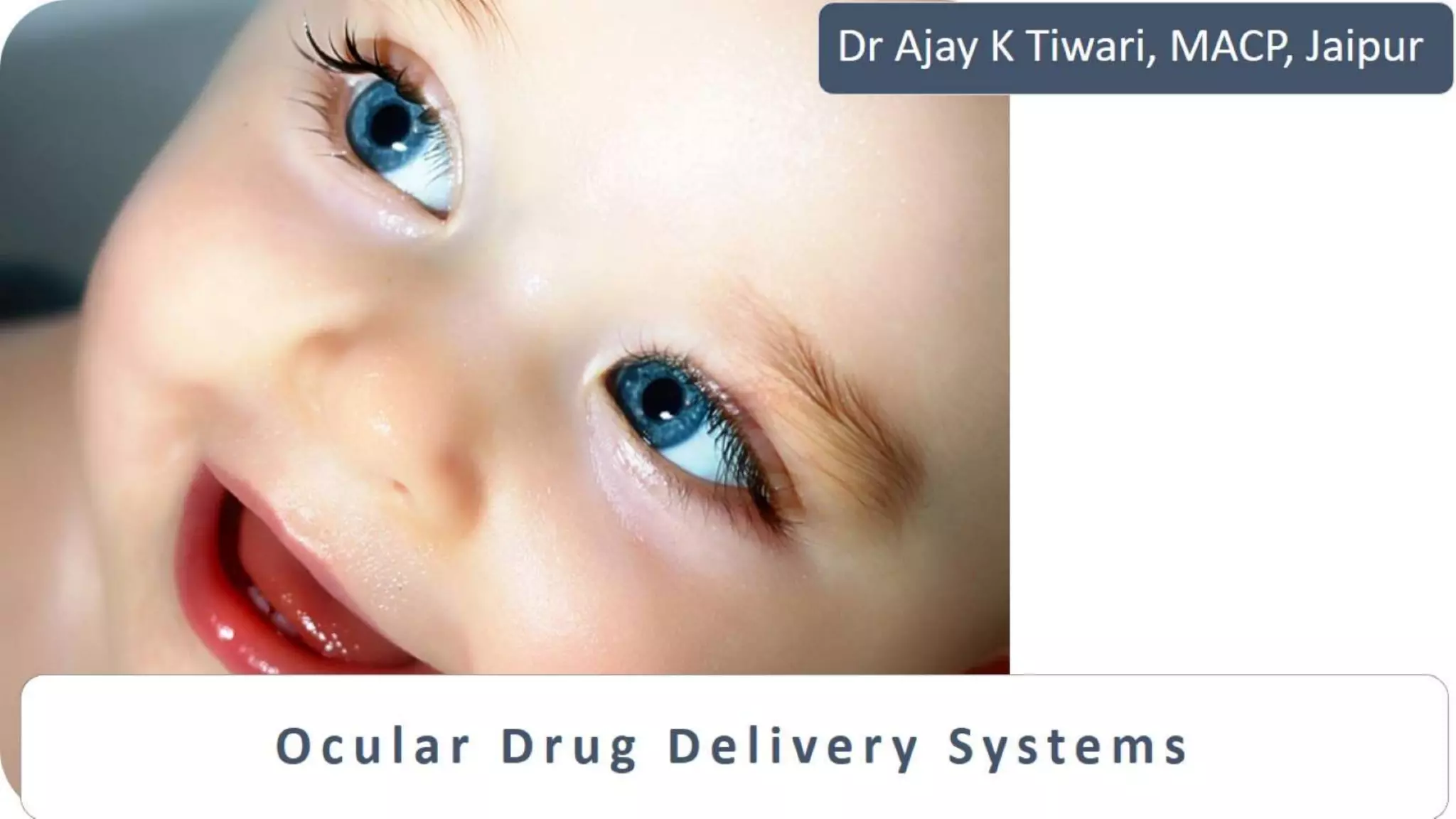 Ocular drug delivery systems (part-1)- Introduction & Barriers of drug permeation | PPTX