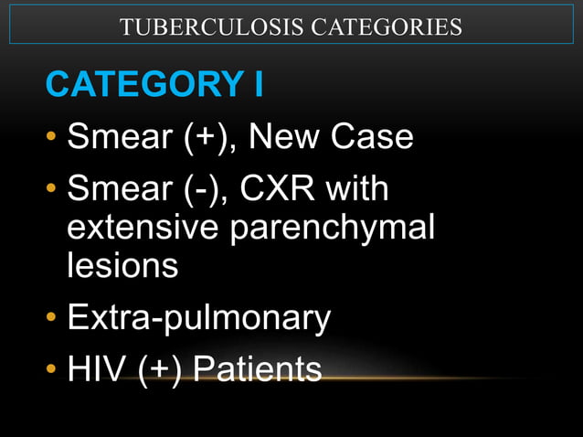 National Tuberculosis Control Program | PPTX | Infectious Diseases ...
