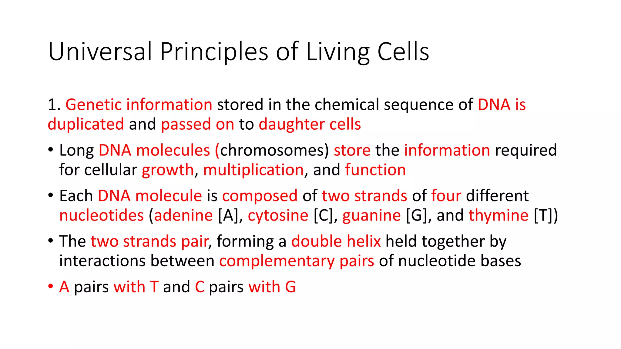 1. introduction to cell biology | PPTX | Biological Sciences | Science