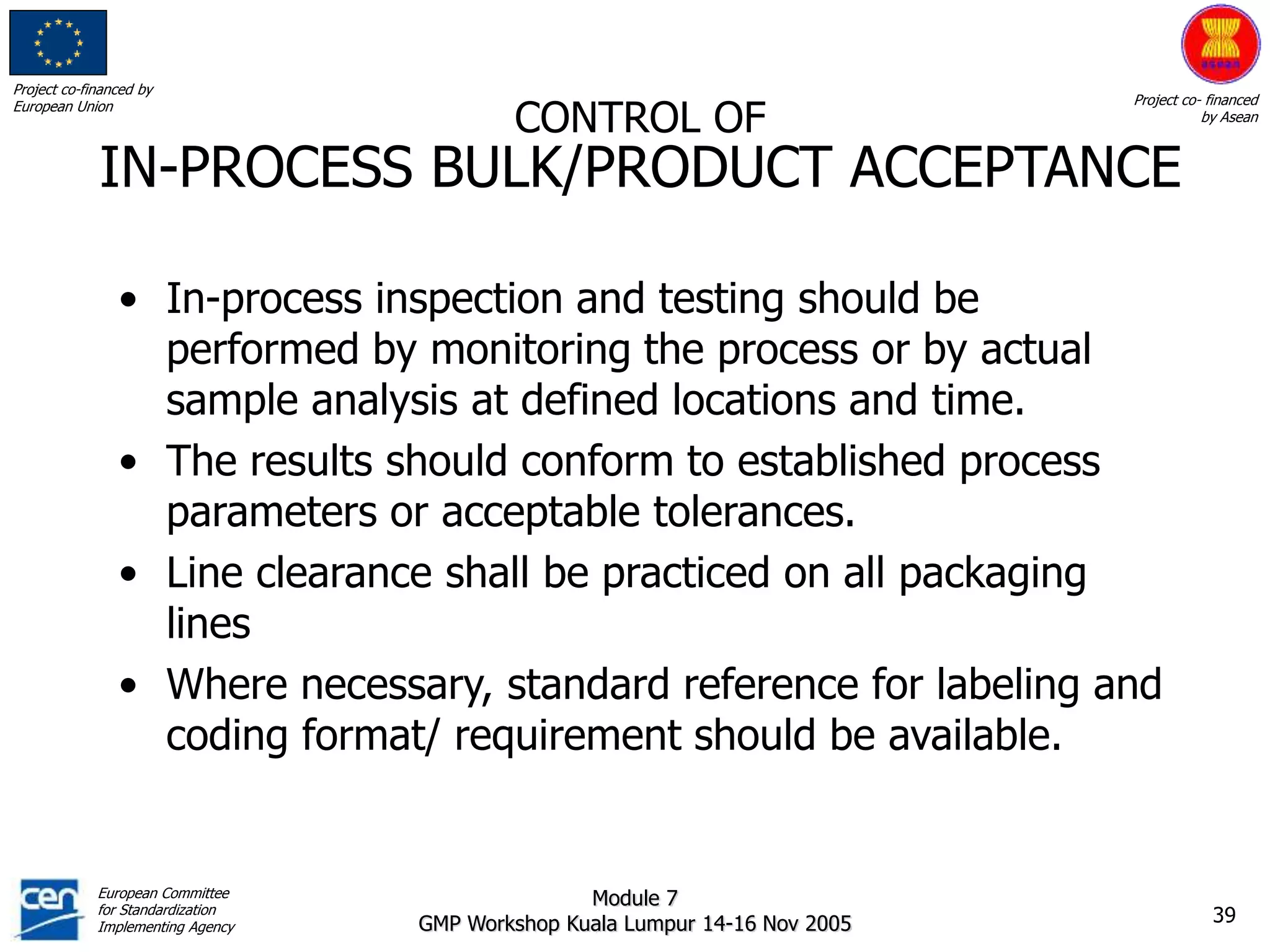 1.0 gmp quality control_module | PPT