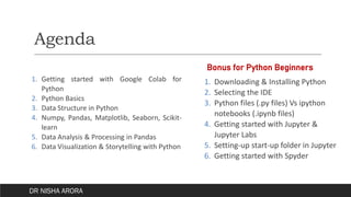 1. python for data science | PDF