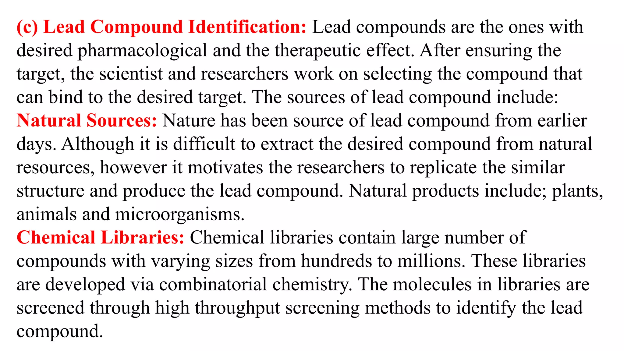 1. Unit I - new drug discovery and development. | PPTX