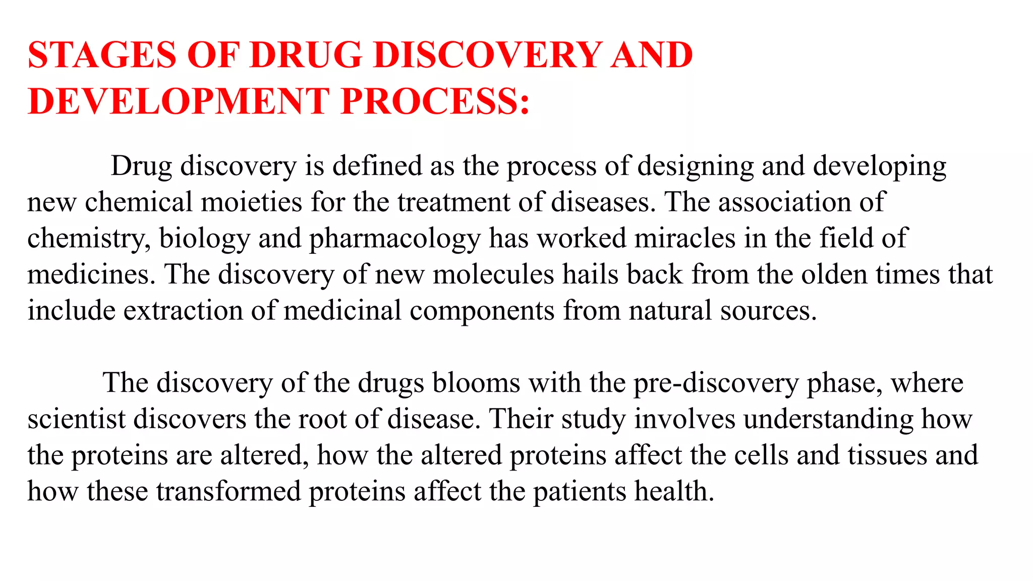 1. Unit I - new drug discovery and development. | PPTX