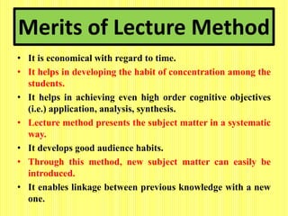 1. lecture method | PDF