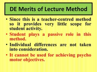 1. lecture method | PDF
