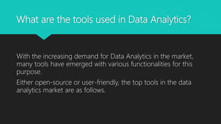 Introduction to Data Analytics | PPT