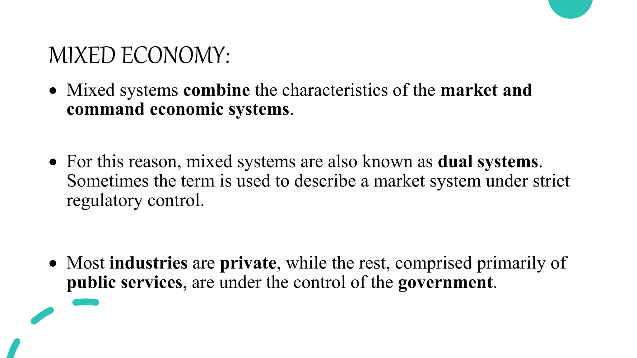 Types of Economic Systems | PPTX
