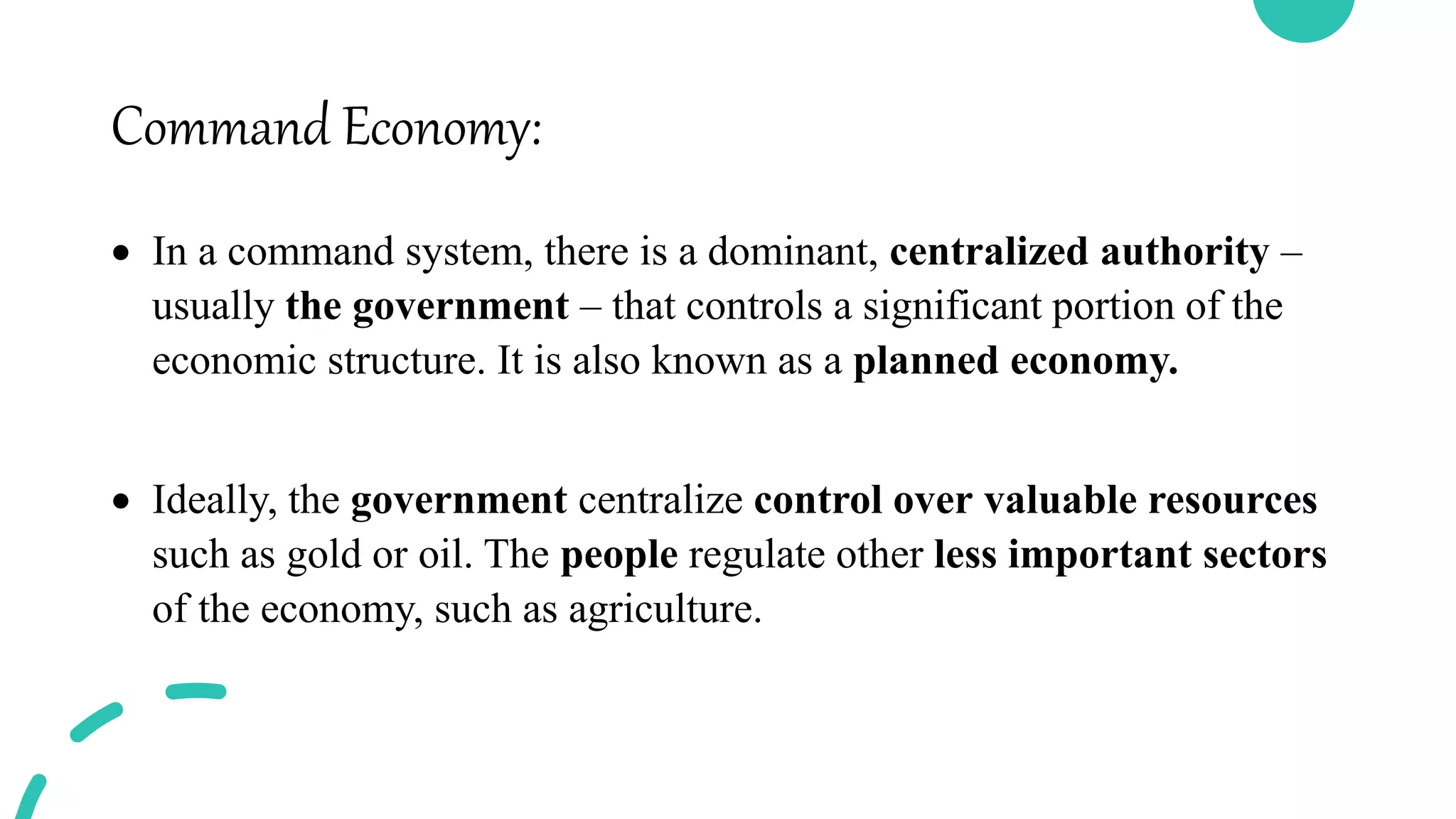 Types of Economic Systems | PPTX