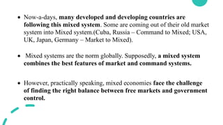 Types of Economic Systems | PPTX