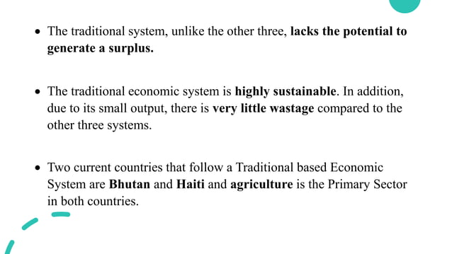 Types of Economic Systems | PPTX