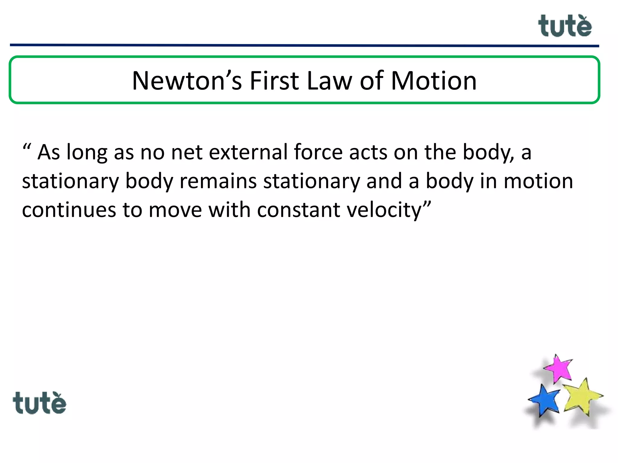 1th physics-laws of motion-force and inertia | PPT | Free Download