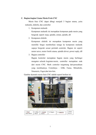 1. materi 1 mengenal bagian mesin cnc | PDF