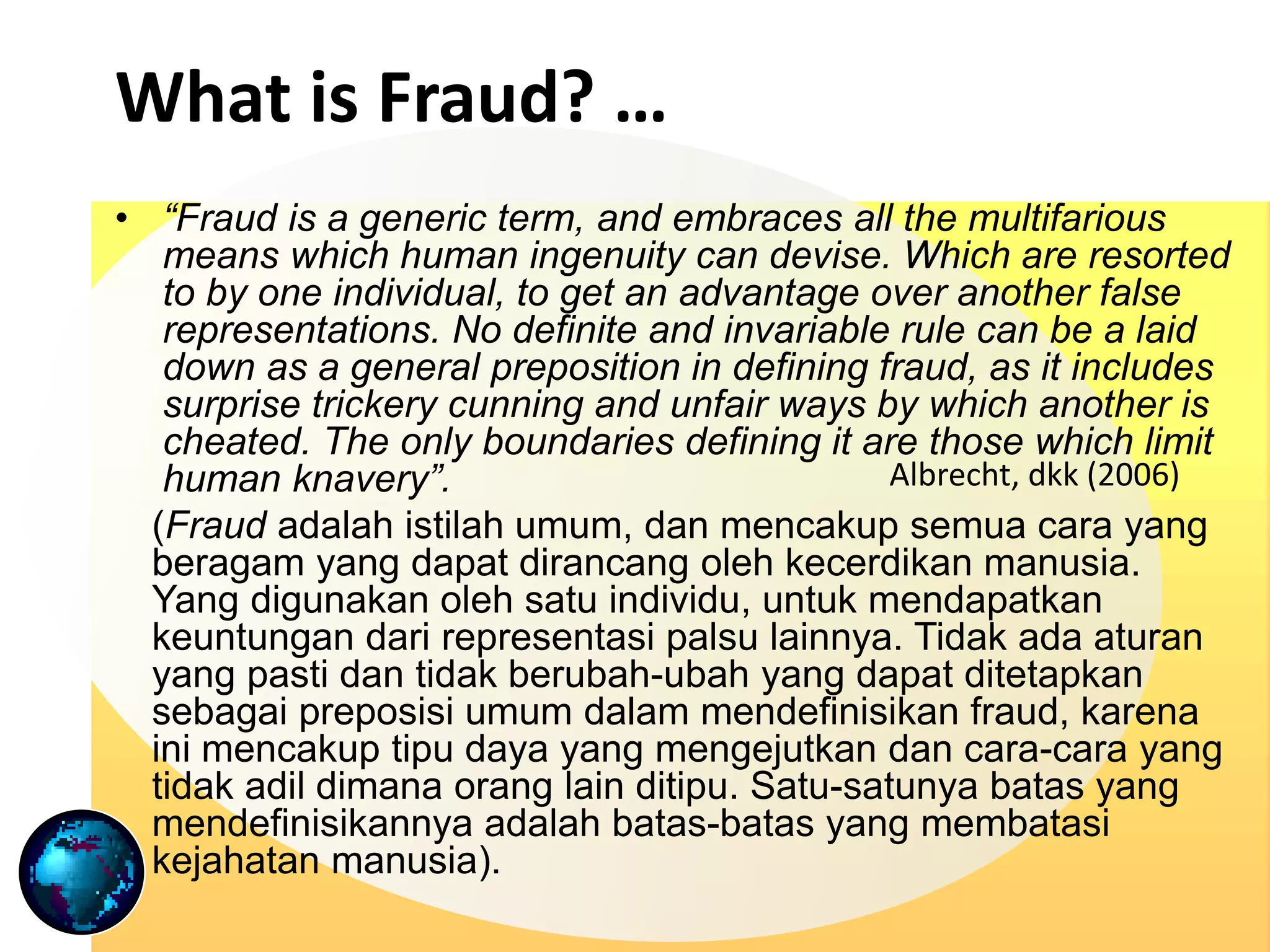 Overview Fraud RISK MANAGEMENT _Fraud RISK ASSESSMENT Training | PPT