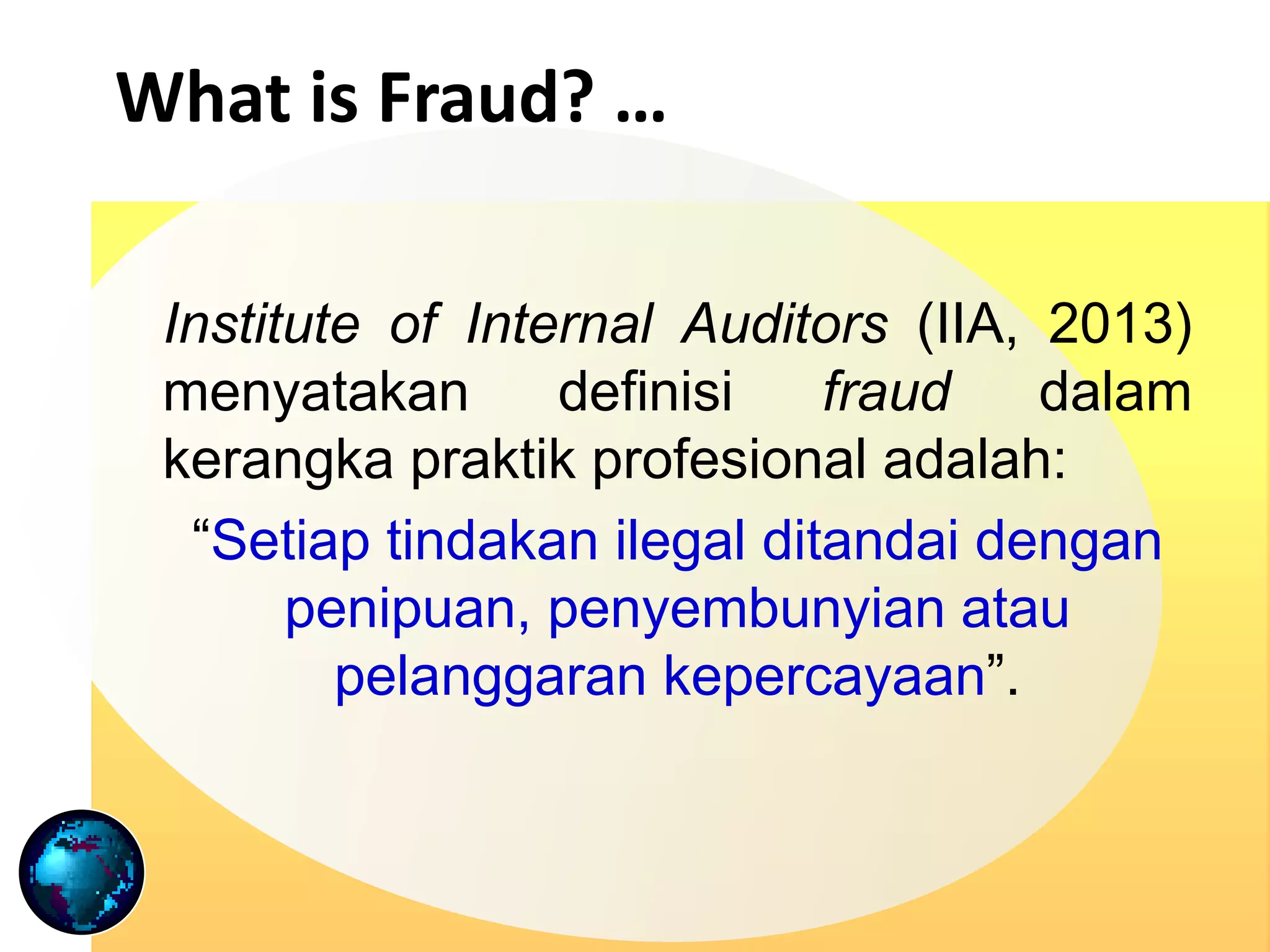 Overview Fraud RISK MANAGEMENT _Fraud RISK ASSESSMENT Training | PPT