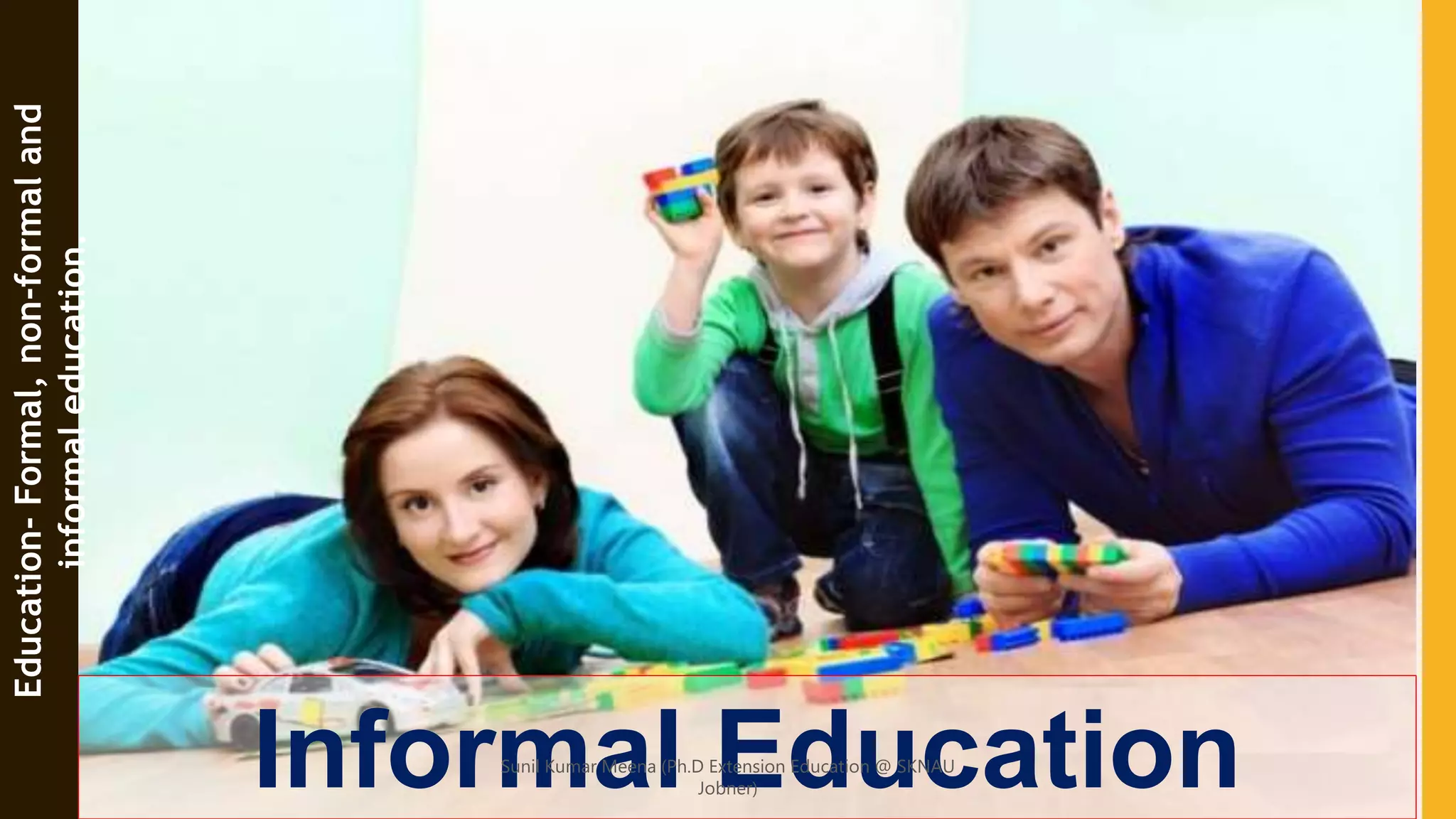 education- meaning, defination, types of education and Differences in ...